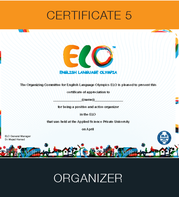 Professional Certificates – English Language Olympia